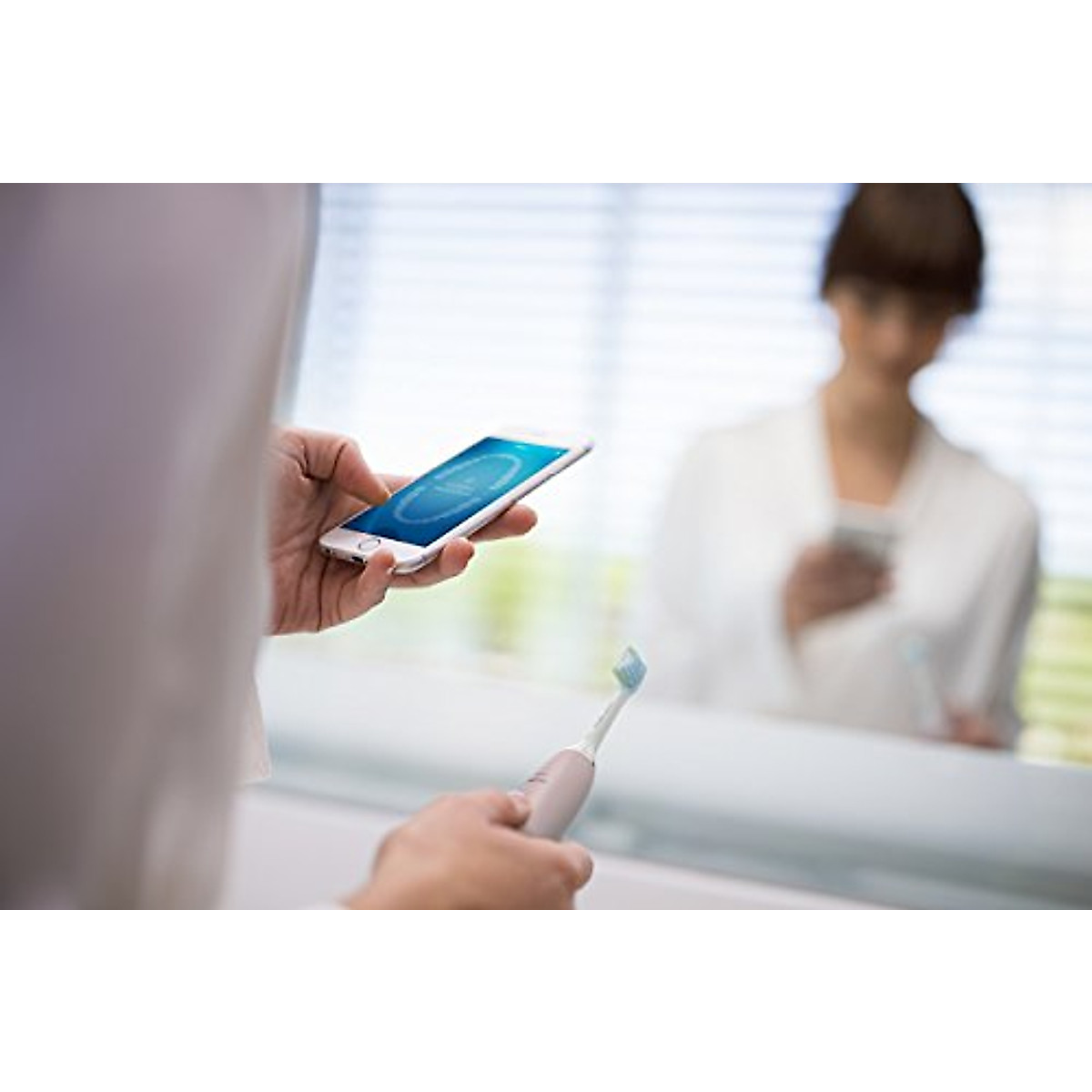 Philips Sonicare DiamondClean Smart 9300 Rechargeable Electric Power Toothbrush, Pink, HX9903/21