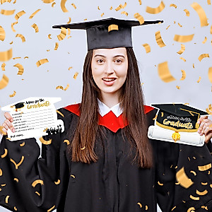 2024 Graduation Advice Cards for The Graduate - Graduation Party Games Ideas Activities Supplies - Grad Celebration - for Graduate Decorations Favor, High School and College(Shaped)(30 Pack)