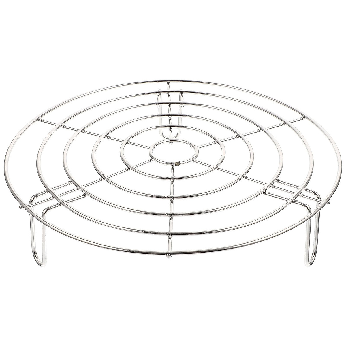 Stainless Steel Steamer Rack for Pots, Round Cooling Rack 9.2 in (diameter)*2.2 in (height), Steam Rack for Steam Fryer Stockpot Pressure Cooker