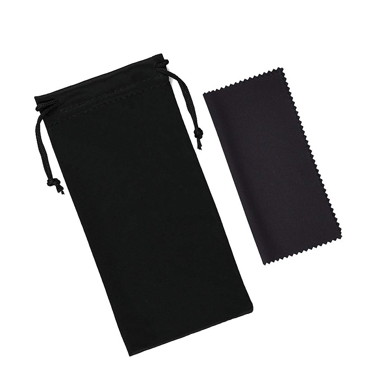 Yuyeran 4 PACK Sunglasses Bag Microfiber Dustproof Eyeglasses Storage Pouch Eyewear Carrying Case w/Glasses Cloth