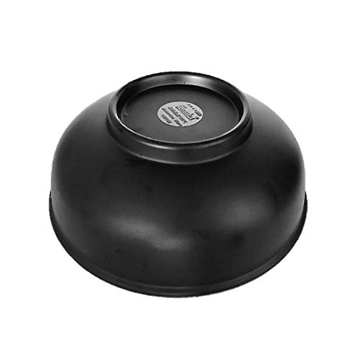 Lucky Star Melamine Round Bowls Set Ramen Vietnam Pho Noodles Soup Bowls, 8-1/16"dia. X 3-1/16” H (Capacity: 48 oz), Black (24)