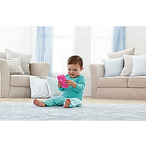 Fisher-Price Laugh & Learn Baby & Toddler Toy Smart Phone with Educational Music & Lights for Ages 6+ Months, Pink