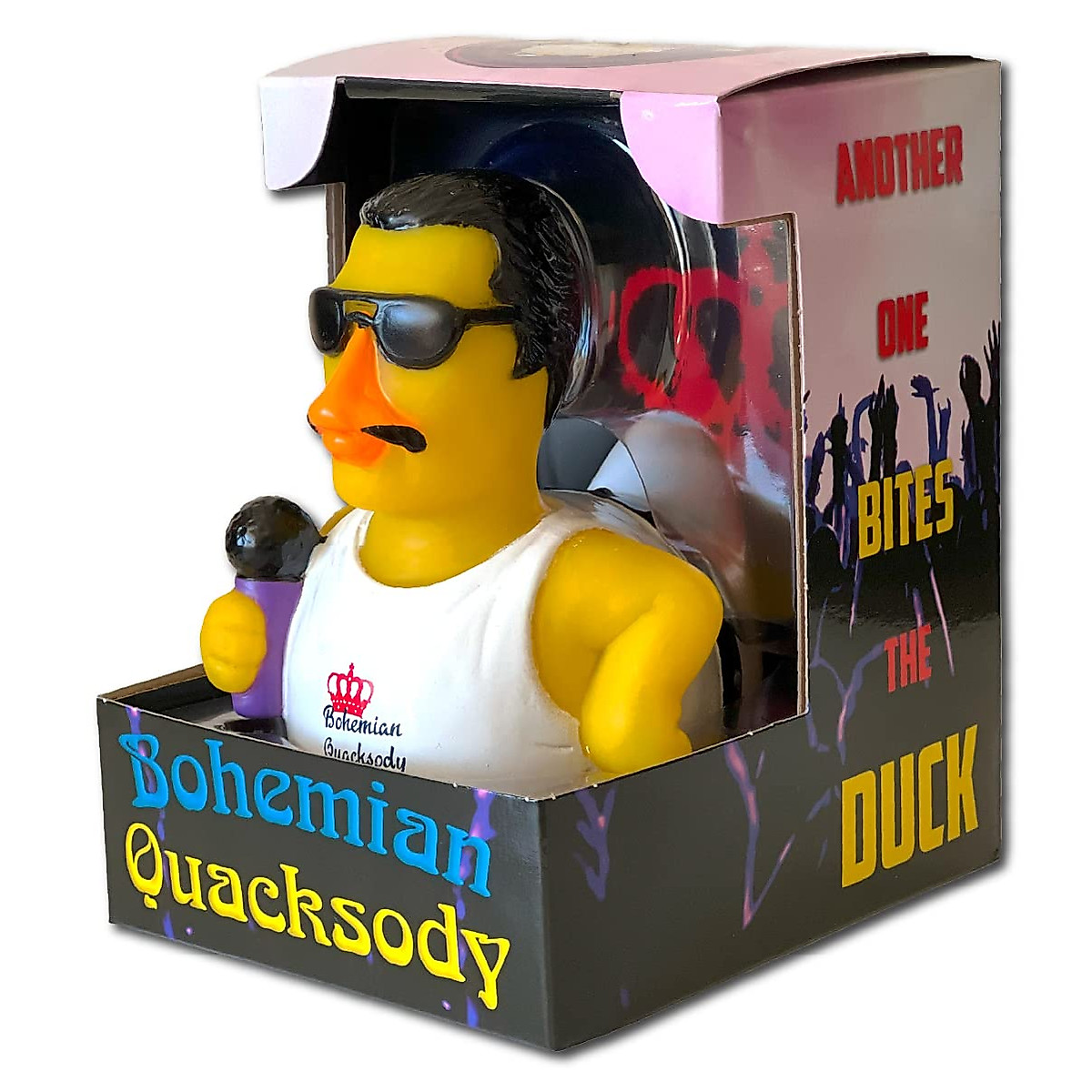 CelebriDucks - Bohemian Quacksody - Floating Rubber Ducks - Collectible Bath Toys Gift for Kids & Adults of All Ages