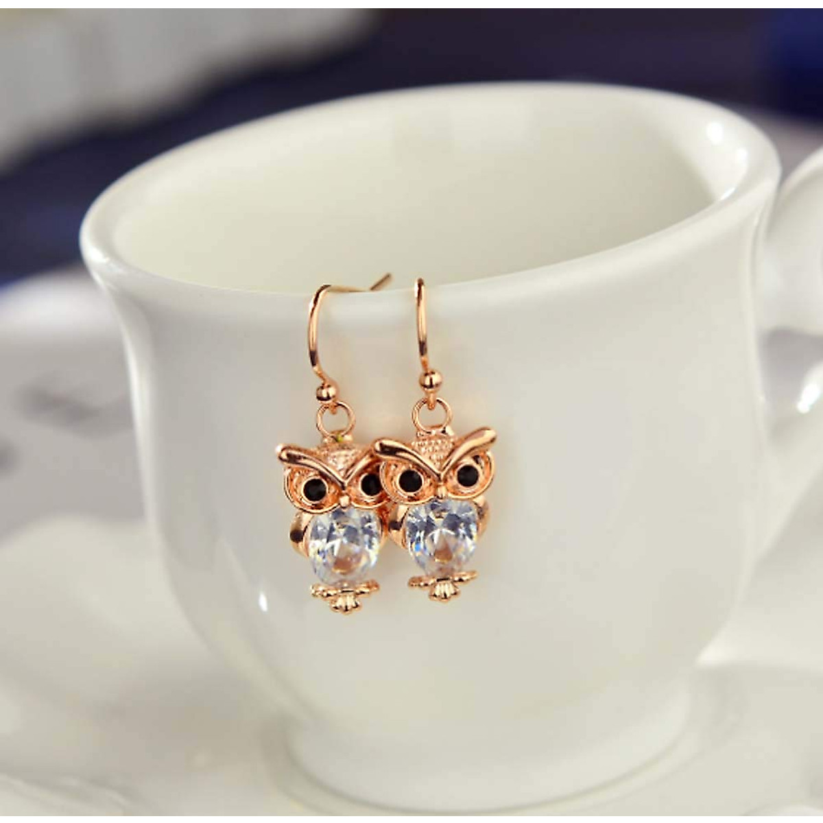 Owl Bird For Womens Stud Dangle Animal Cute Pretty Jewelry Earrings 4 Pairs Set Pack Deal