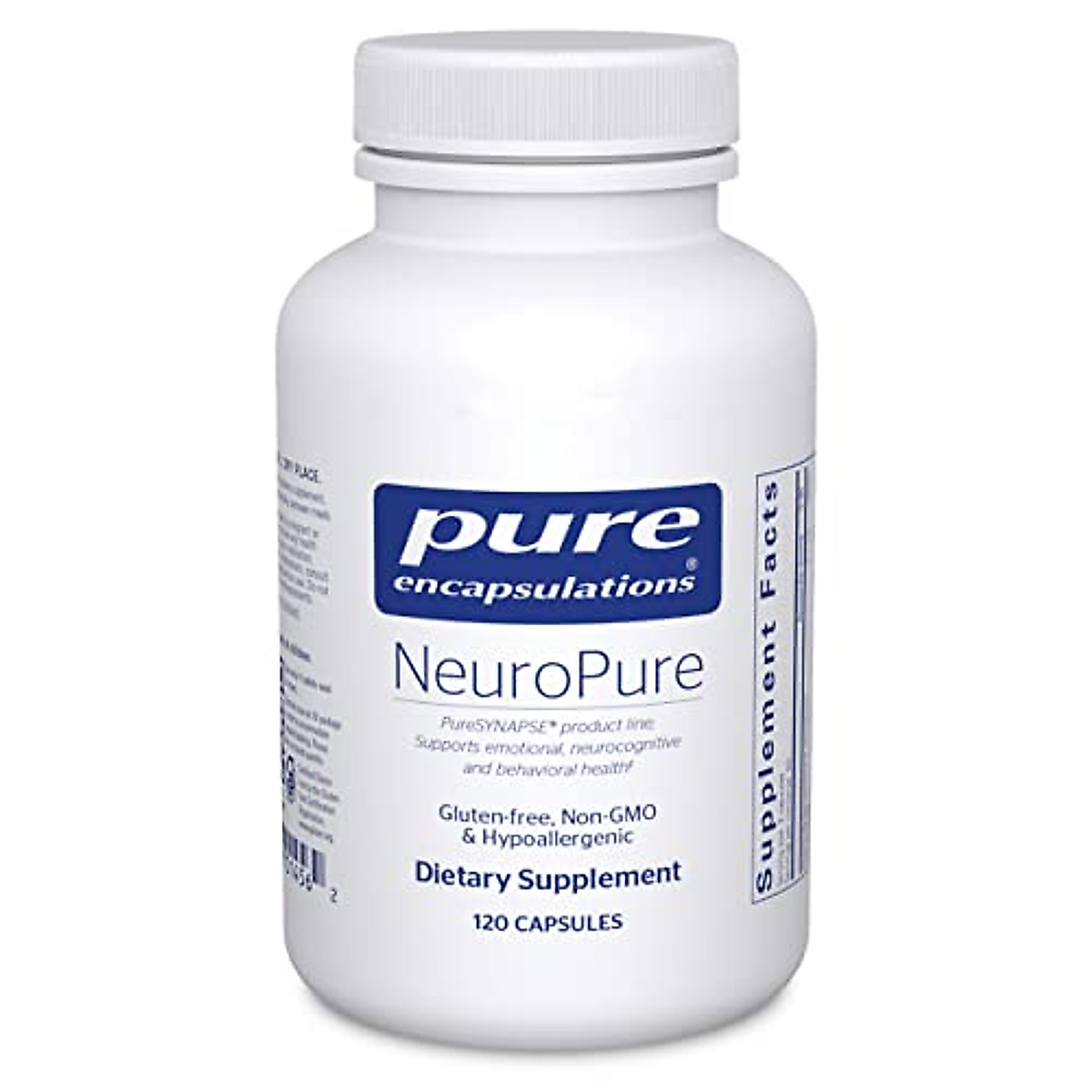 Pure Encapsulations NeuroPure | Hypoallergenic Supplement with Enhanced Support for Calmness and Stress Relief | 120 Capsules