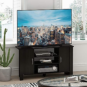 Furinno Econ TV Stand Entertainment Center, Espresso