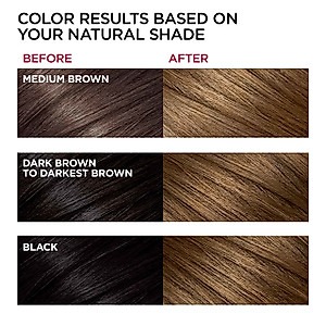 L’Oréal Paris Superior Preference Fade-Defying + Shine Permanent Hair Color, U163 Hi-Lift Golden Brown, Pack of 2, Hair Dye