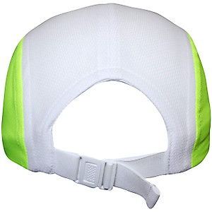Headsweats Standard Race Hat (White/Hi Viz Yellow), One Size