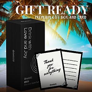 Onebttl Beach Gifts for Women or Men, 20oz Vacuum Insulated Stainless Steel Travel Tumbler with Lid, Beach Themed Gifts, Gifts for Beach Lovers, Blue (Beach Please)