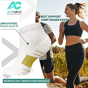 ACTINPUT Compression Socks Plantar Fasciitis for Women Men - 8-15 mmHg Best for Athletic,Support,Flight Travel,Nurses,Hiking