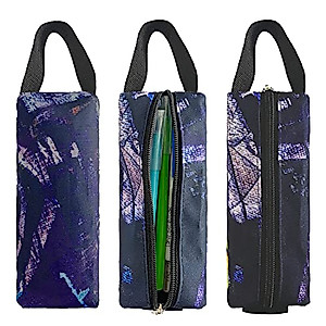 Tilami Rolling Backpack 18 inch with Pencil Case Wheeled Laptop Bag (Blue Letters)