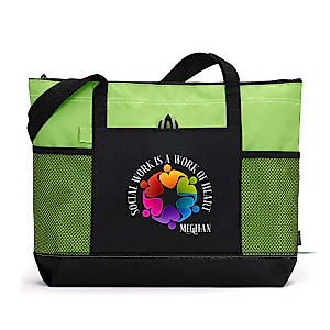 Social Work is a Work of Heart Personalized Tote Bag, Counselor, Social Worker Appreciation