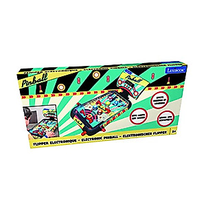 Lexibook Table Electronic Pinball, Action and Reflex Game for Children and Family, LCD Screen, Light and Sound Effects, JG610