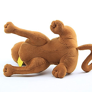 ZJYJING Plush Animal Brown Plush Dog Toy, Cute Cartoon Dog Stuffed Plush Pillow Toy Adult Children Birthday Plush Toy (11.8")