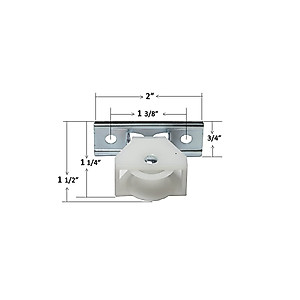 Amazing Drapery Hardware 20 Qty.: Large Cord Pulley for Roman, Pleated, or Australian Shades