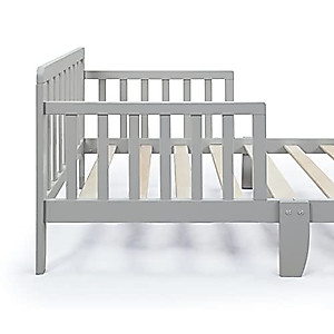 Olive & Opie Jax Toddler Bed in Light Gray