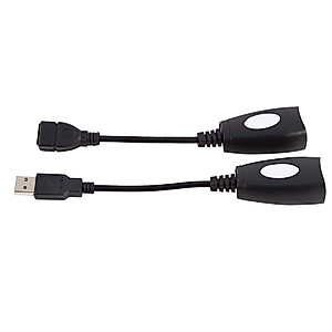 USB to RJ45 Adapter,USB 2.0 to RJ45 Ethernet Extension Extender Network Adapter Cable Wired LAN Ideal for Use with USB Cameras, Printers, Web Cameras, Keyboard, Extensions