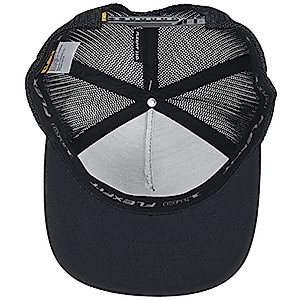 Caterpillar Men's Diesel Power Flat Bill Cap, Black, One Size