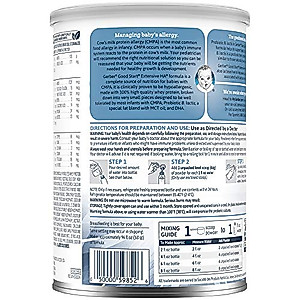 Gerber Good Start Baby Formula Powder, Extensive HA, Hypoallergenic, Stage 1, 14.1 Ounce- Packaging May Vary