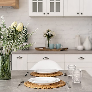 MDLUU 6-Pack Embossed Drinking Glasses, Romantic Glassware, Vintage Glass Tumblers for Juice, Beverages, Cocktail, Capacity 9oz/265ml