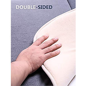 QIAOQI Dog Bed Kennel Pad Crate Mat Washable Orthopedic Antislip Beds Dense Memory Foam Cushion Padding Bolster | Perfect Sleep Bedding Pads for Carrier Cage