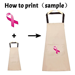 ZMvise Personalized Kitchen Apron Custom Your Design Text Logo Women Men Aprons