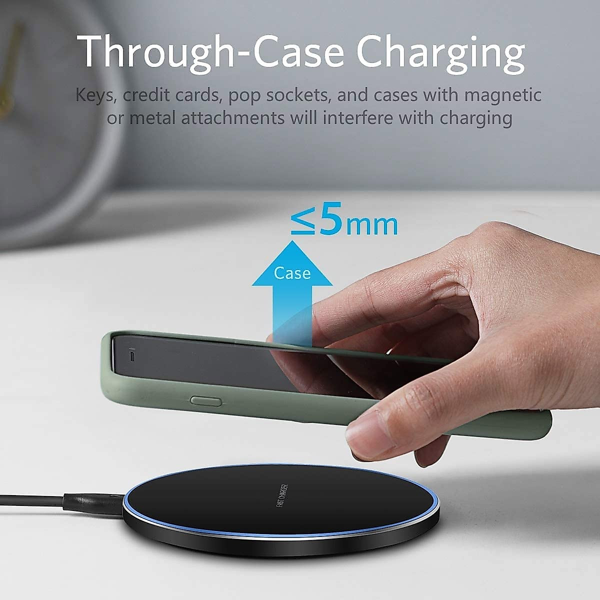 20W Fast Wireless Charger Pad,Wireless Phone Charging Station Compatible with iPhone 14/15/13/12/11/SE/X/AirPods,Fast Charge for Samsung Galaxy S23/S22/S21/S20/Note 20/Buds/Buds +,Pixel,LG G8/7
