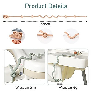 SMAutoLife Toddler Utensils，Silicone Stretch Lids for fork and spoon,Holder Strap Food Grade Silicone Keep Fork and Spoon Off The Floor Great for Baby and Kids Dishwasher Safe(Green and Blue)