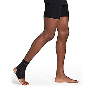 Tommie Copper Core Compression Ankle Sleeve, Unisex, Men & Women, Breathable Support Sleeve for Everyday Joint & Muscle Support - Black, Large