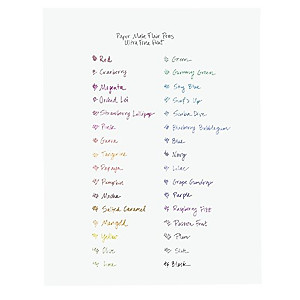 Paper Mate Flair Pen, 0.33mm Ultra Fine Tip, Black, Box of 12