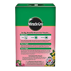 Miracle-Gro VB02199 Plant Food Water Soluble Rose, 1.5 lb,