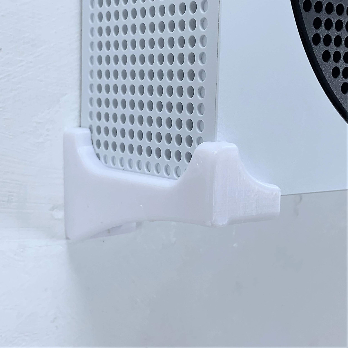 3D Cabin Product Compatible with The Xbox Series S Wall Mount Wall Bracket Holder Four Corner Black