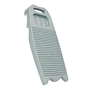 qzjijosen Plastic Washboard for Laundry,Household Hand Washing Board,High Toughness Laundry Board for Home Laundry Supplies (Light Blue)