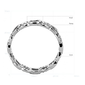 Eternal Sparkles Women's Horseshoe Hoove Horse Equestrian Riding Band with Crystal Details Symbolic Novelty Fashion Hypoallergenic Stainless Steel Statement Ring