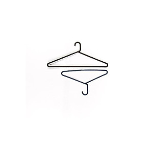 Makao Beach Trading Co. The WIDEST Clothes Hanger on The planet-22.375 inches (Almost 2 feet Across) Hula Hanger Giant Extra Wide Big Tubular Hanger (Set of 12)