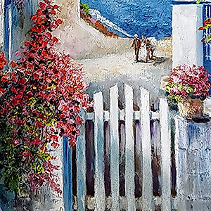 Coming Home, Mediterranean Greece by Internationally Renowned Painter Yary Dluhos