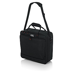 Gator Cases Padded Nylon Mixer/Gear Carry Bag with Removable Strap; 15.5" x 15" x 5.5" (G-MIXERBAG-1515),Black