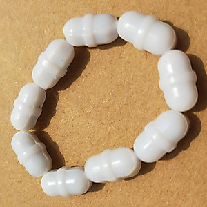 10PCS Magnetic Stirrer Stir Bar PTFE Magnetic Mixer Stir Bars (6X12mm, with Ring Shape)