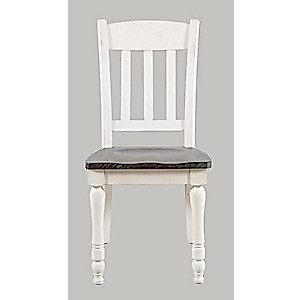 Madison County Reclaimed Pine Slatback Farmhouse Dining Chair (Set of 2)