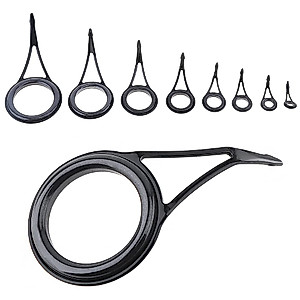 OriGlam Fishing Rod Guides Sets, Rod Repair Kit Rod Guide Tip Repair Kit, Rod Part Fishing, Spinning Rod Guides Tip Ceramic Guide, Fishing Rod Repair Kit