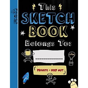 Sketch Pad for Kids: A Large Sketchbook for Kids with 110 Premium White Pages | Perfect for Drawing, Coloring, Sketching and More