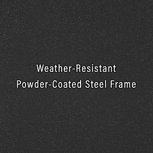 Crosley Furniture Clark Weather Resistant Metal Outdoor Coffee Table for Patio, Deck, Porch, Matte Black