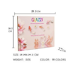 99 Colors Makeup Eyeshadow Palette, Professional Waterproof Matte Glitter Makeup Pallet Colorful Powder Rainbow Colors Eye Makeup Gift