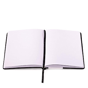 Eccolo Lined Journal Notebook, Flexi-Cover, Reminders, 256 Ruled Pages, Medium 5.75-x-8.25 inches
