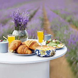 Citronella Candles Outdoor Indoor, YOSICIL 2 Pack Citronella Scented Candles Soy Wax Lemongrass Essential Oil, Portable Glass Jar Candles for Home Patio Travel Garden Yard Camping