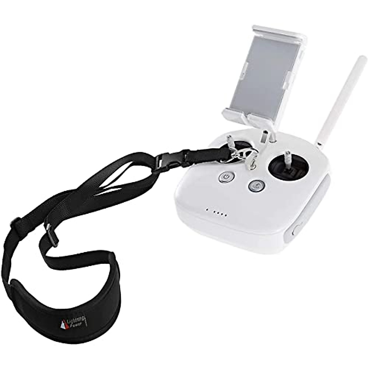 Txesign Adjustable and Detachable Remote Controller Lanyard Padded Neck Strap for DJI Drone Phantom 3 4 Pro Inspire 1 (Black)