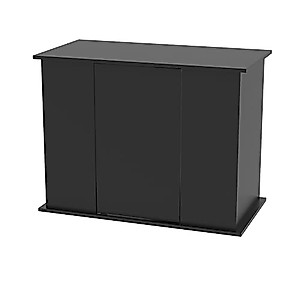 Aquatic Fundamentals, 50/65 Gallon Wood Aquarium Stand, 37.37" L x 19.37" W, Black