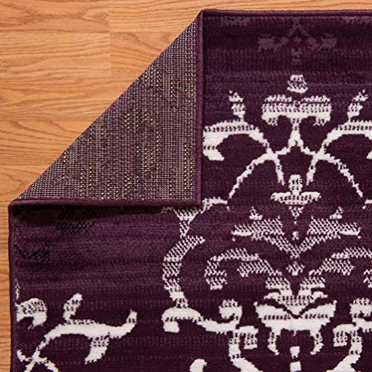 United Weavers Dallas Countess Accent Rug – Lilac, 2x3, Transitional Indoor Area Rug with Abstract Medallion Pattern, Jute Backing