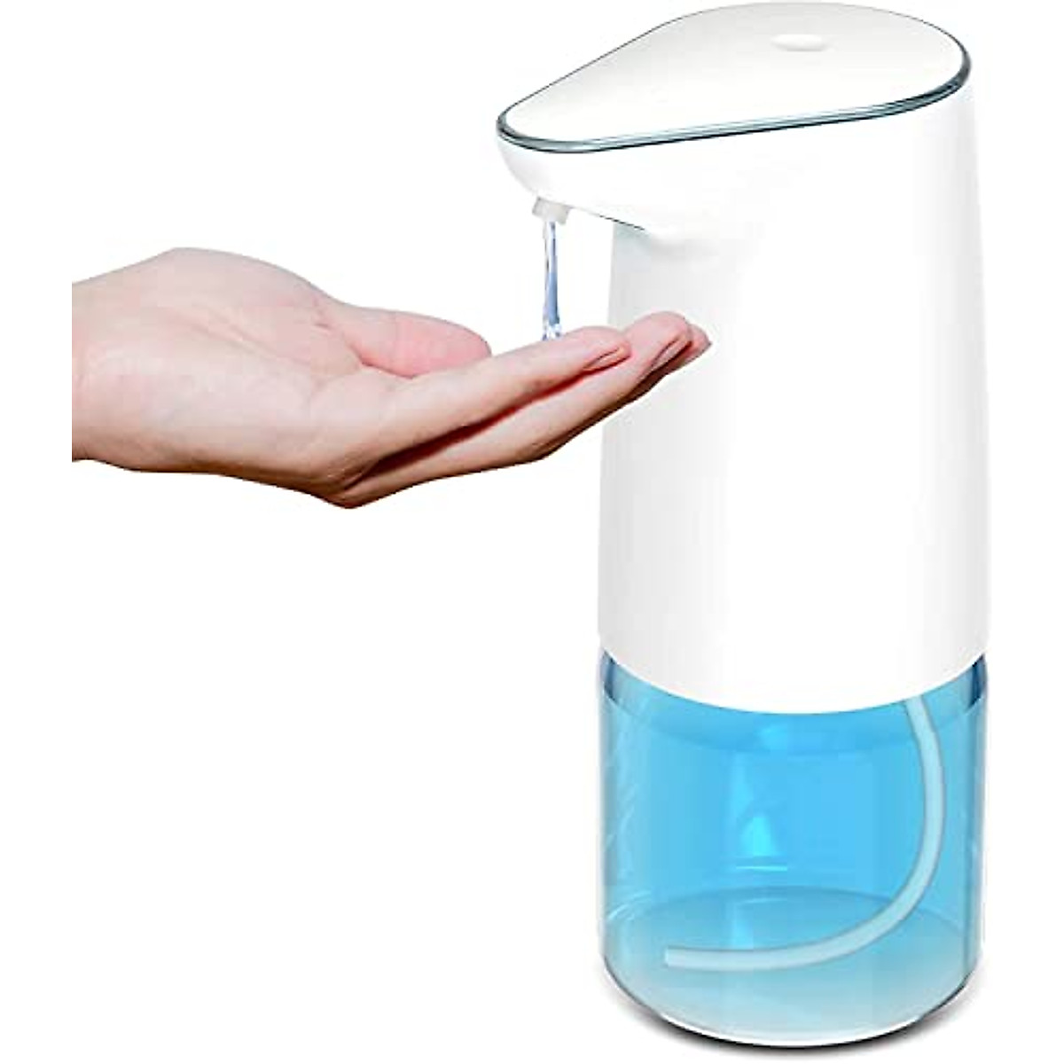 Automatic Soap Dispenser 16.9 oz/500 ml Touchless Hand Free Soap Dispenser with 2 Adjustable Level and Infrared Motion Sensor for Bathroom Kitchen, Home Office, Hotel and Outdoor