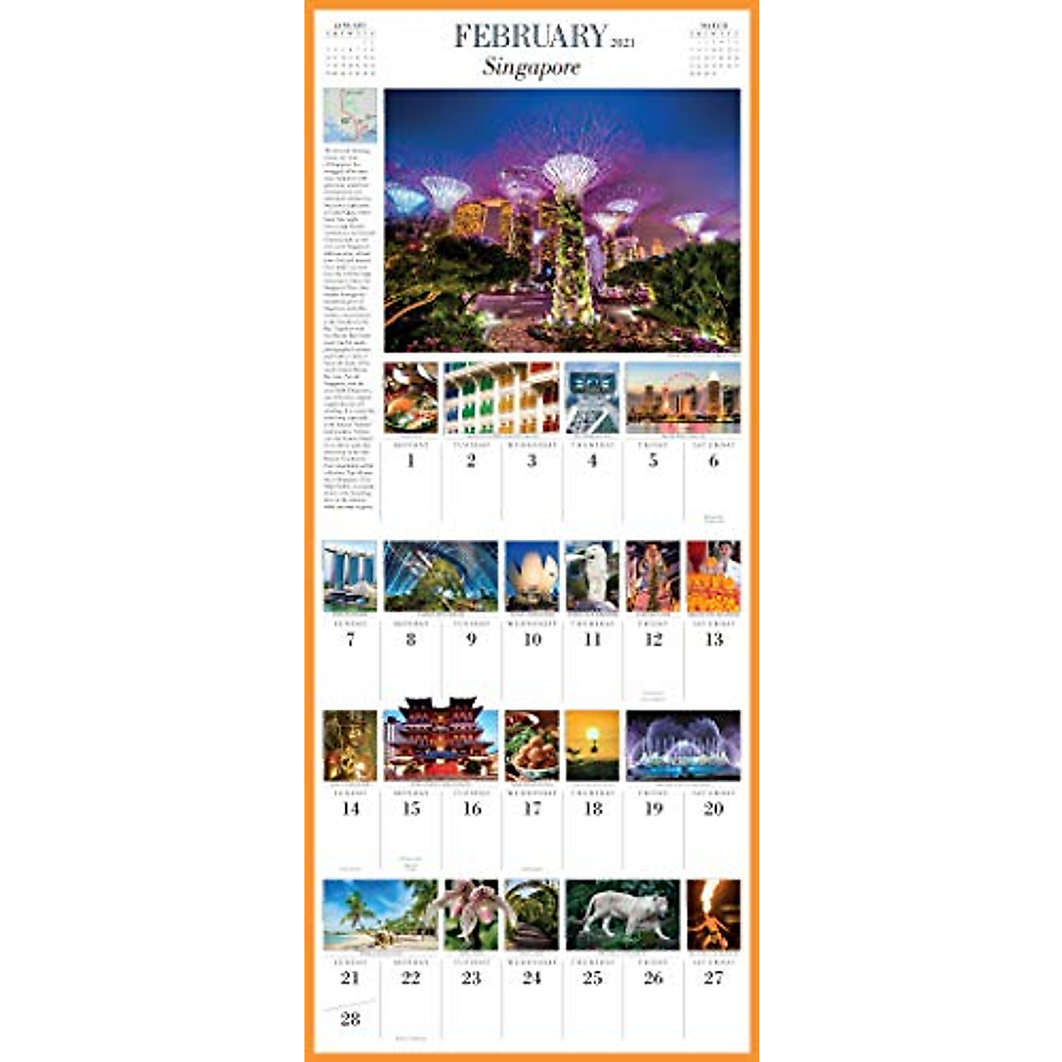 1,000 Places to See Before You Die Picture-A-Day Wall Calendar 2021